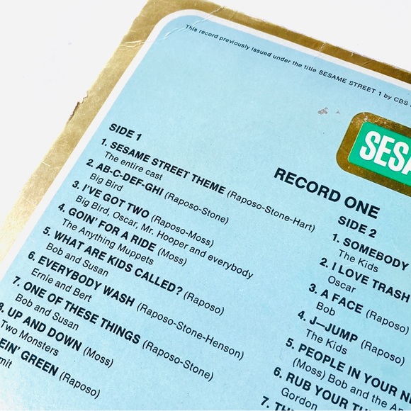 Sesame Street | Toys | Vintage Vinyl Tenth Anniversary Sesame Street ...